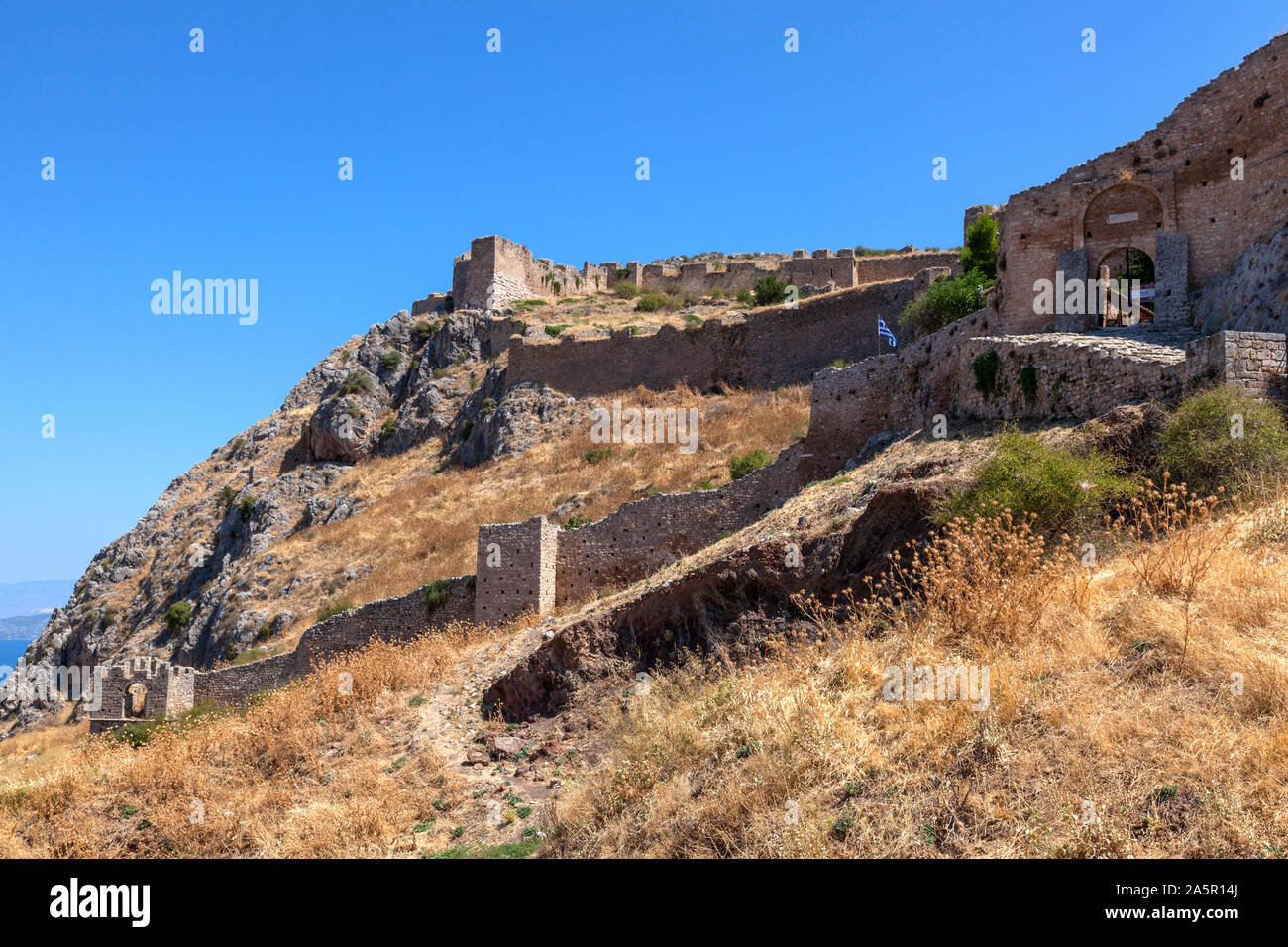 Greek acrocorinth fortress entrance hi-res stock photography and images ...