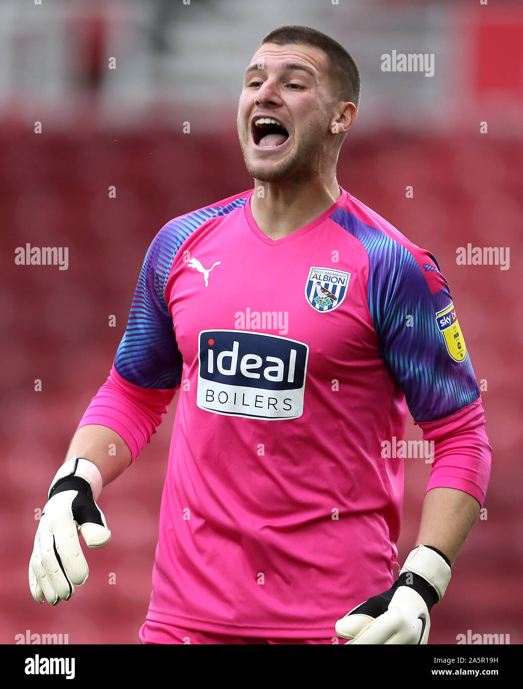 West Bromwich Albion goalkeeper Sam Johnstone Stock Photo - Alamy