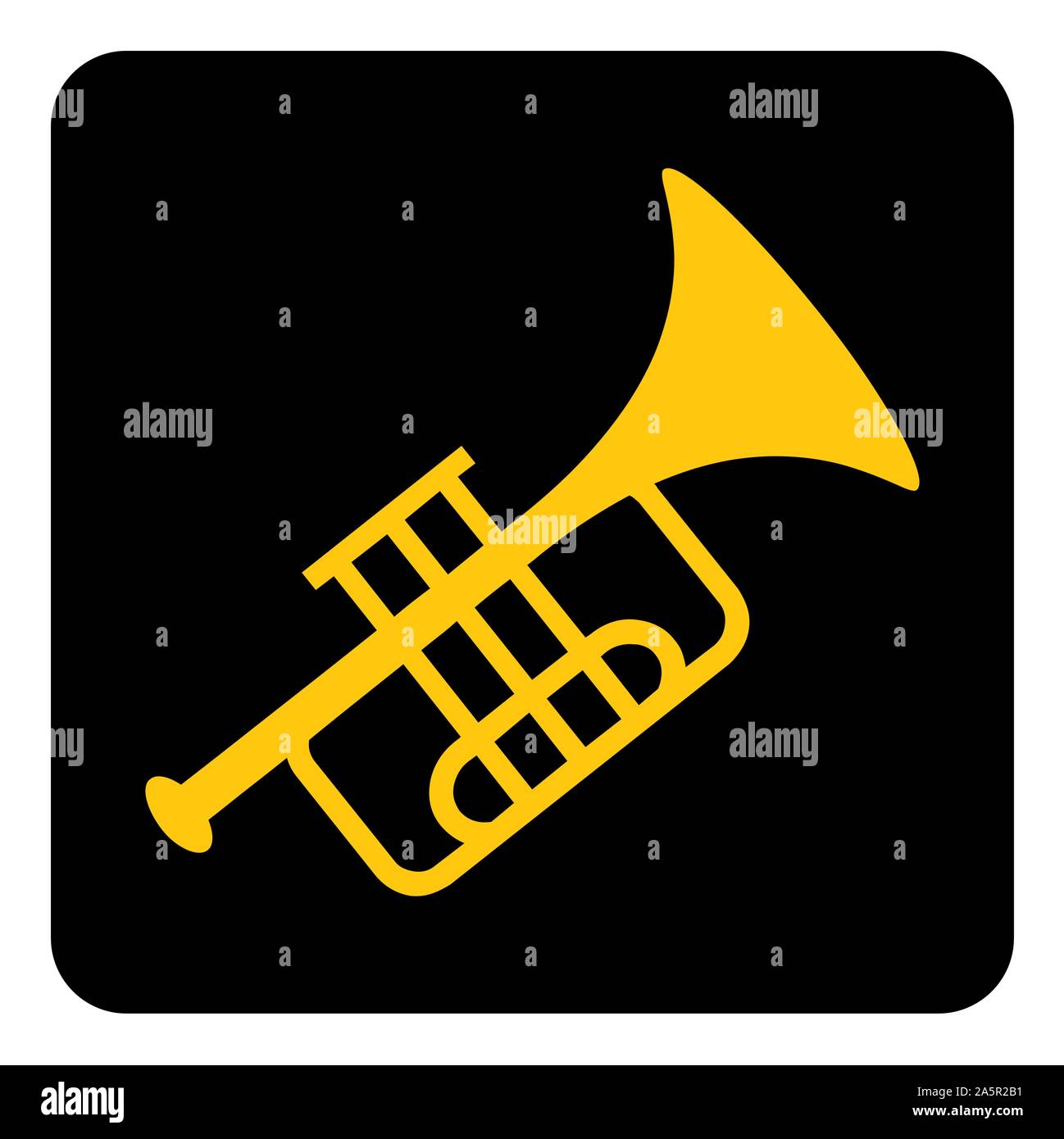 Trumpet icon illustration Stock Vector Image & Art - Alamy