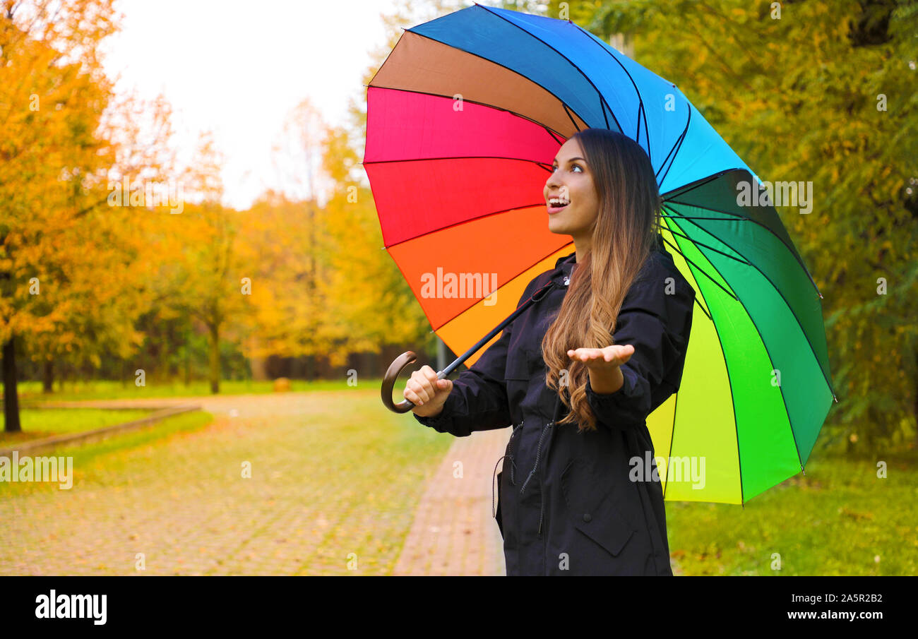 Check umbrella hi-res stock photography and images - Alamy