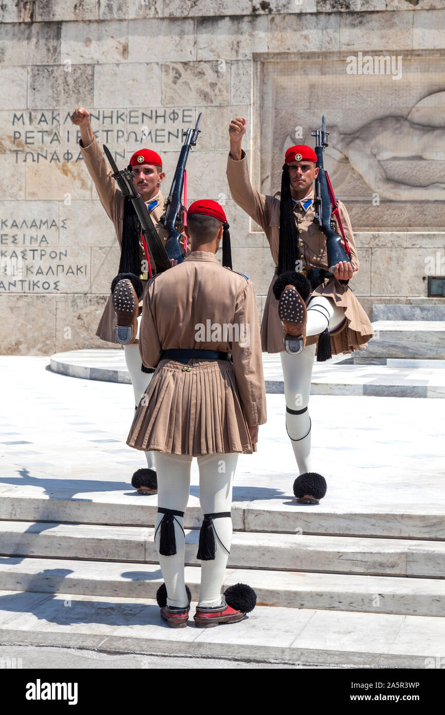 The Presidential Guard is a ceremonial infantry unit that guards the ...