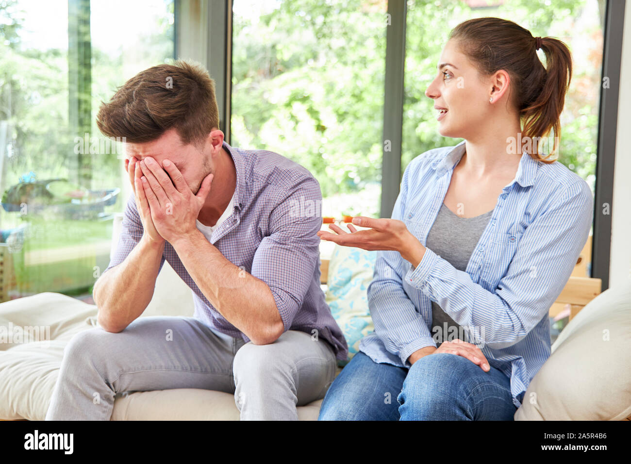 Marriage couple sad hi-res stock photography and images - Alamy