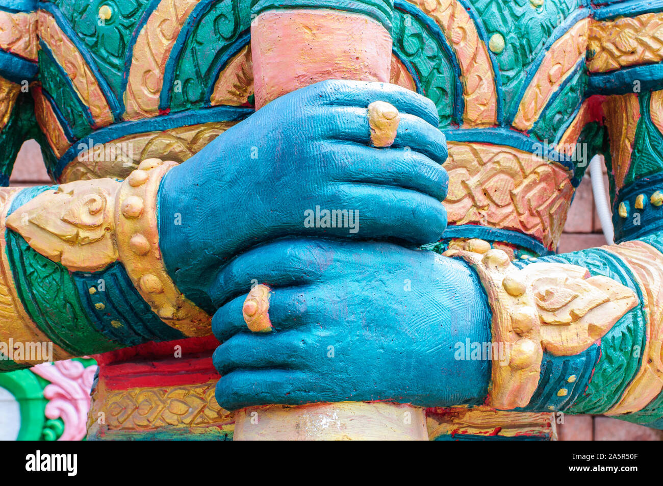 Hand of Giant statues of thailand, Public place Stock Photo - Alamy