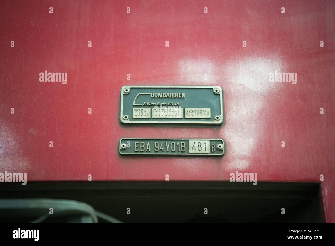 22 October 2019, Berlin: Class 481 S-Bahn trains are in service at the ...