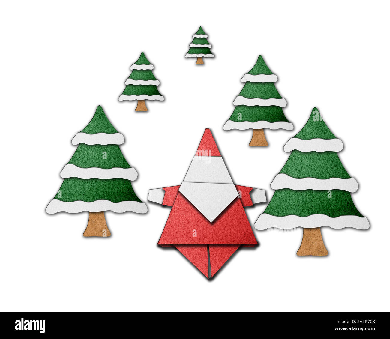 Santa Claus on Christmas Signs of Christmas Stock Photo - Alamy