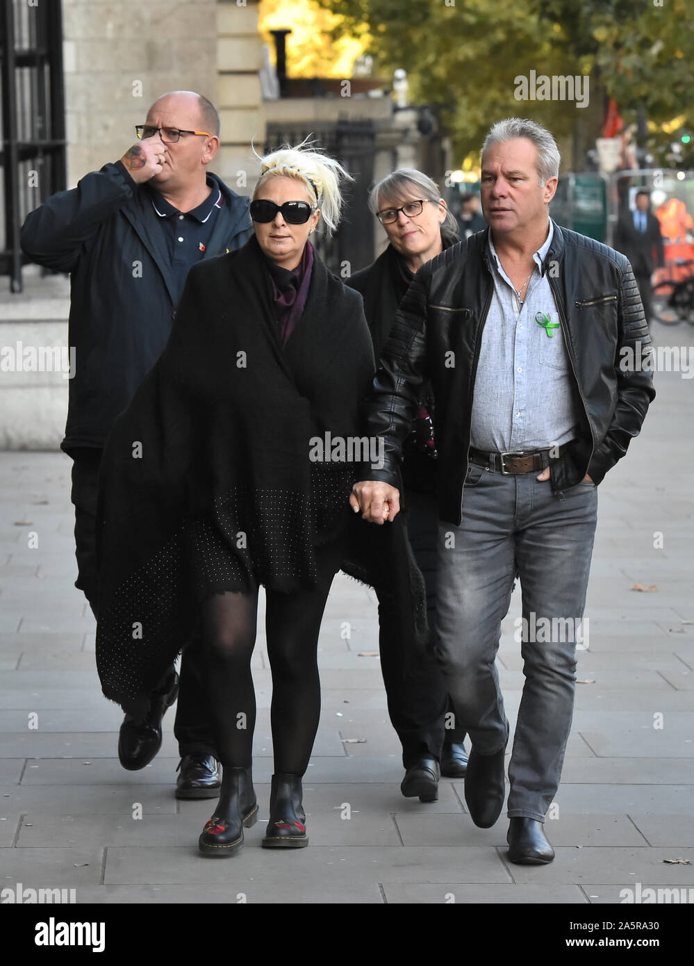 The family of Harry Dunn, (left to right) Tim Dunn (Harry's father ...