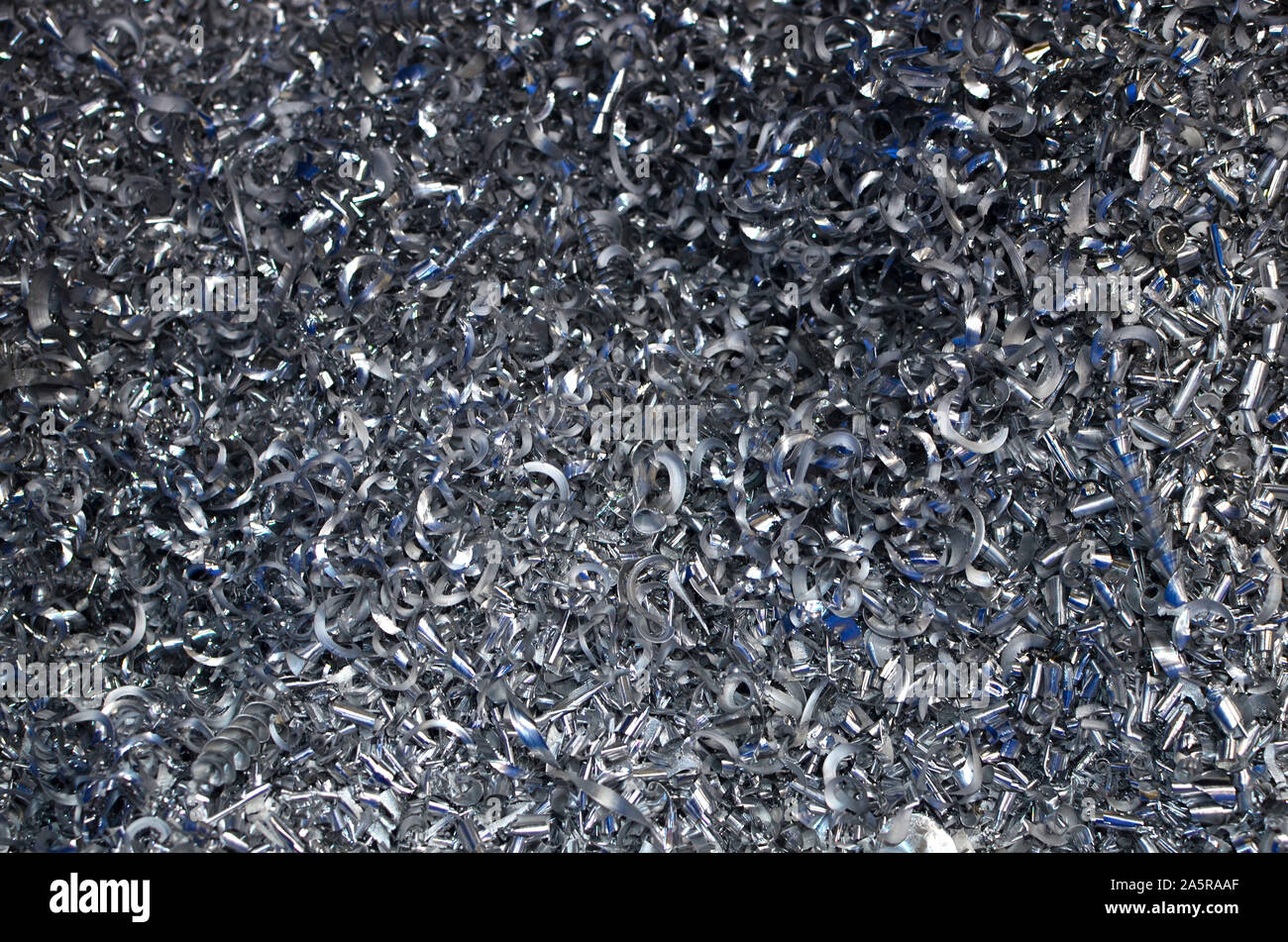 Steel scrap materials recycling. Abstract, background and texture of ...