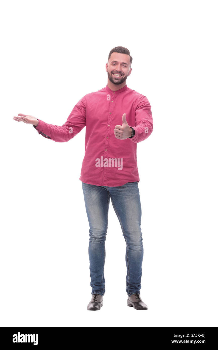 Welcome model Cut Out Stock Images & Pictures - Alamy