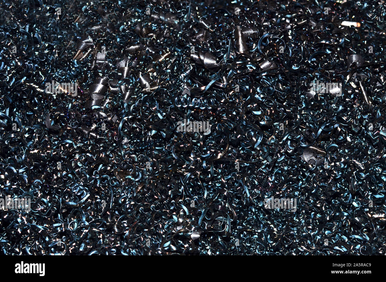 Steel scrap materials recycling. Abstract, background and texture of ...