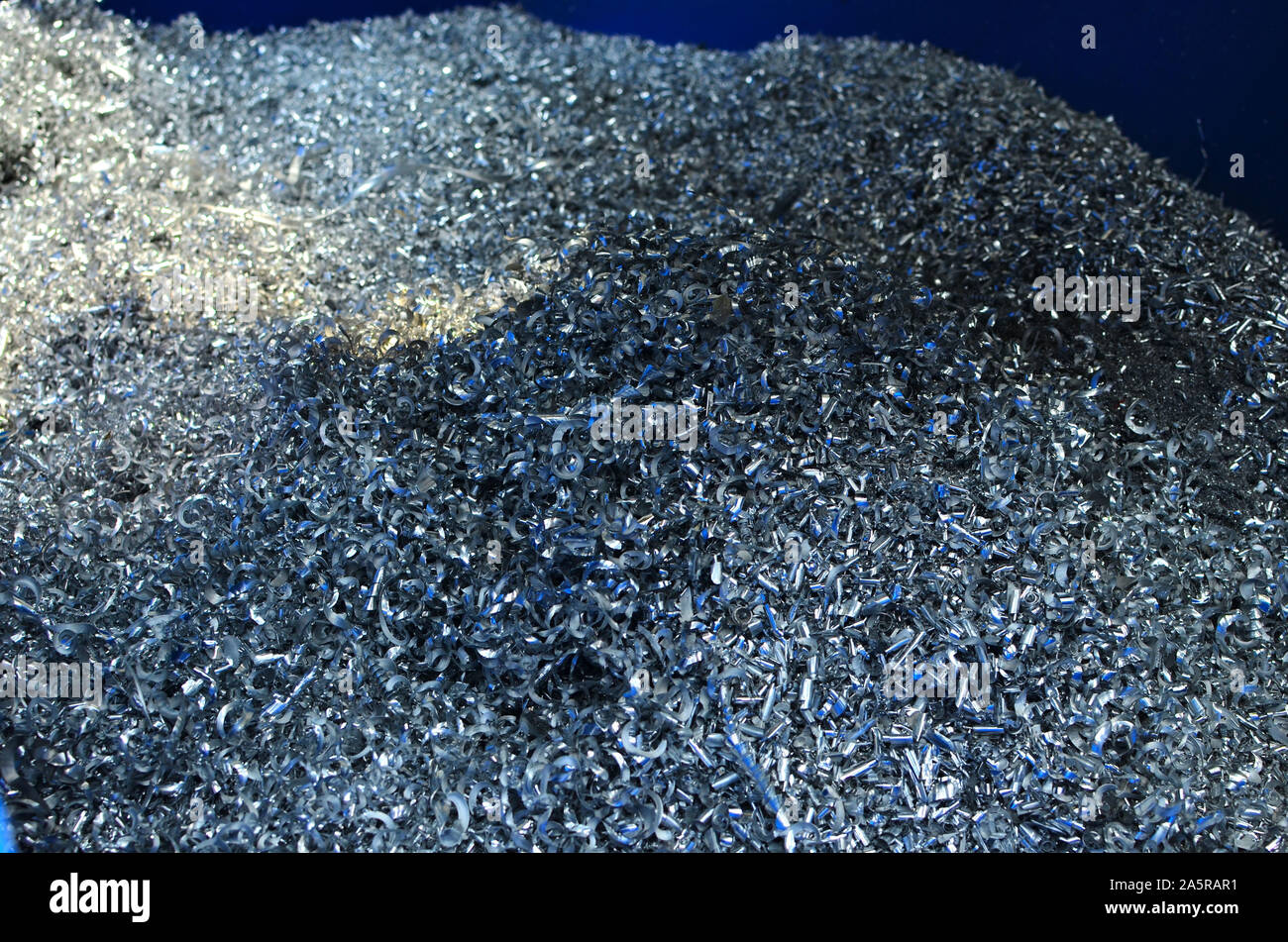 Steel scrap materials recycling. Abstract, background and texture of ...