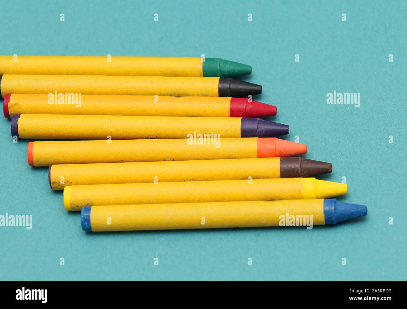 Wax crayon on paper hi-res stock photography and images - Alamy