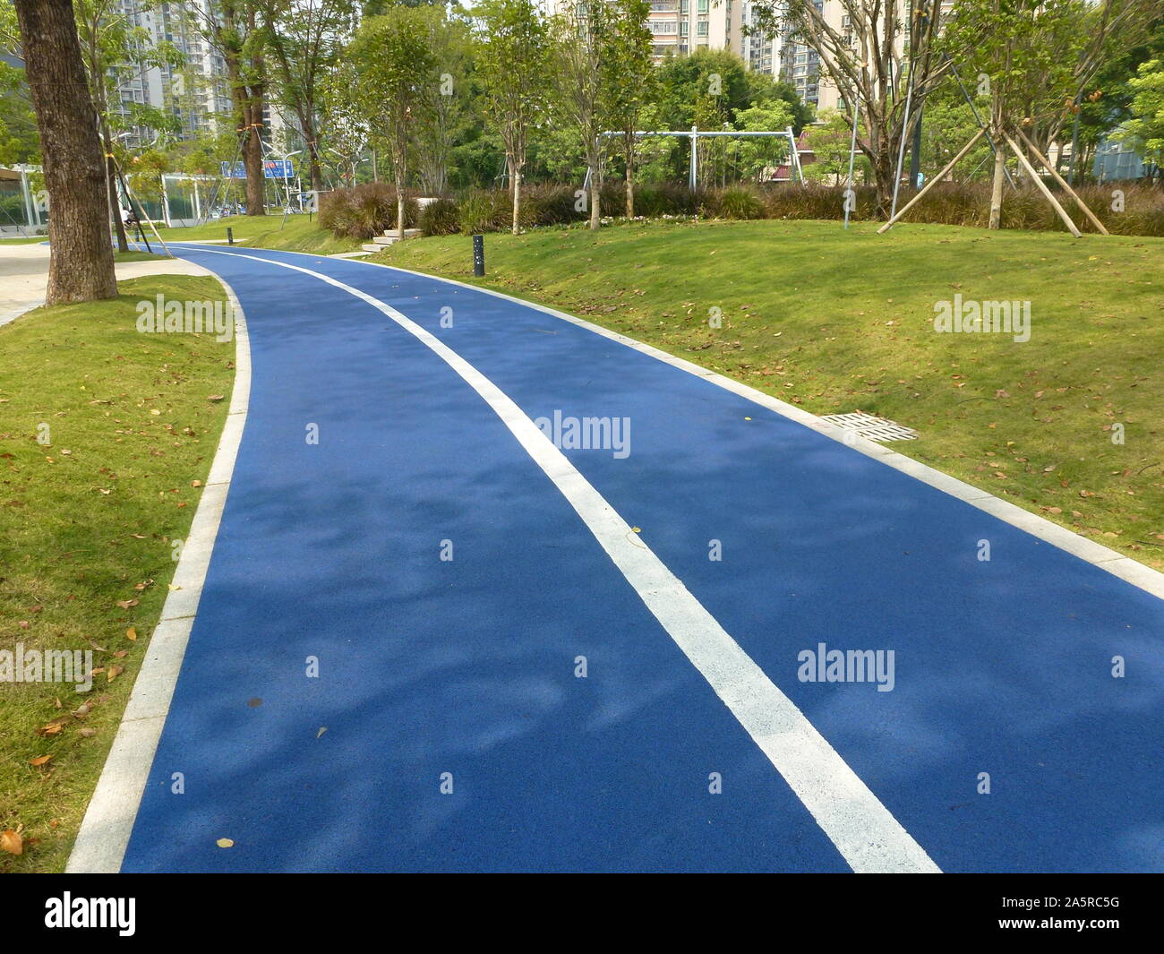 The road to fitness and running is in the park for the public to ...