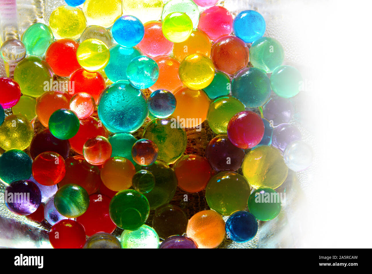 Colorful transparent jelly balls Stock Photo - Alamy
