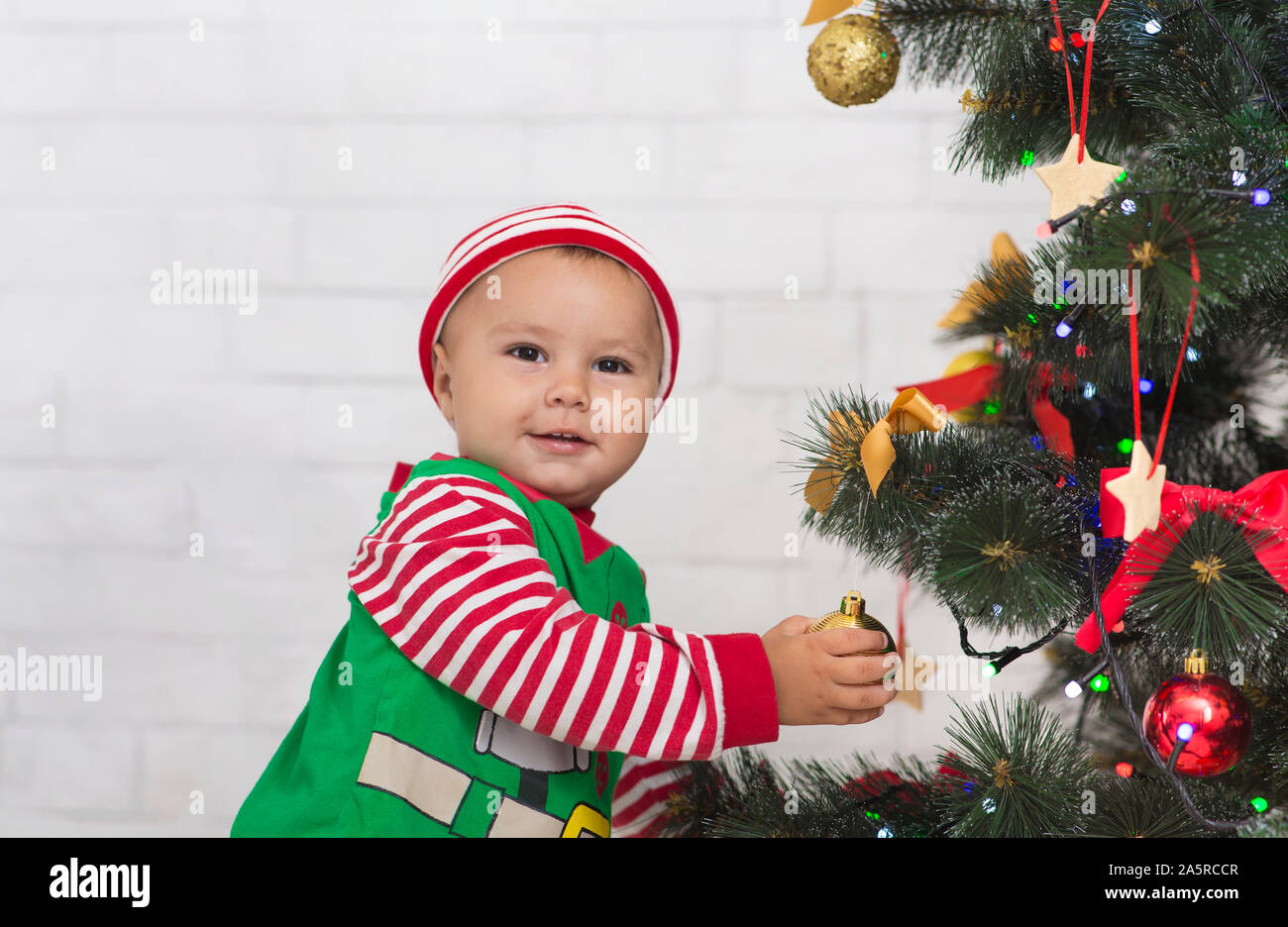Helping santa hi-res stock photography and images - Alamy