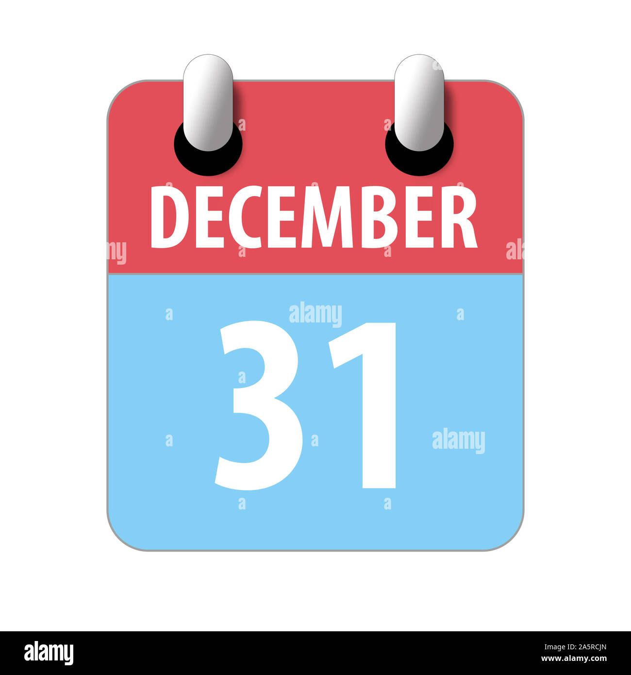 december 31st. Day 31of month, Simple calendar icon on white background ...