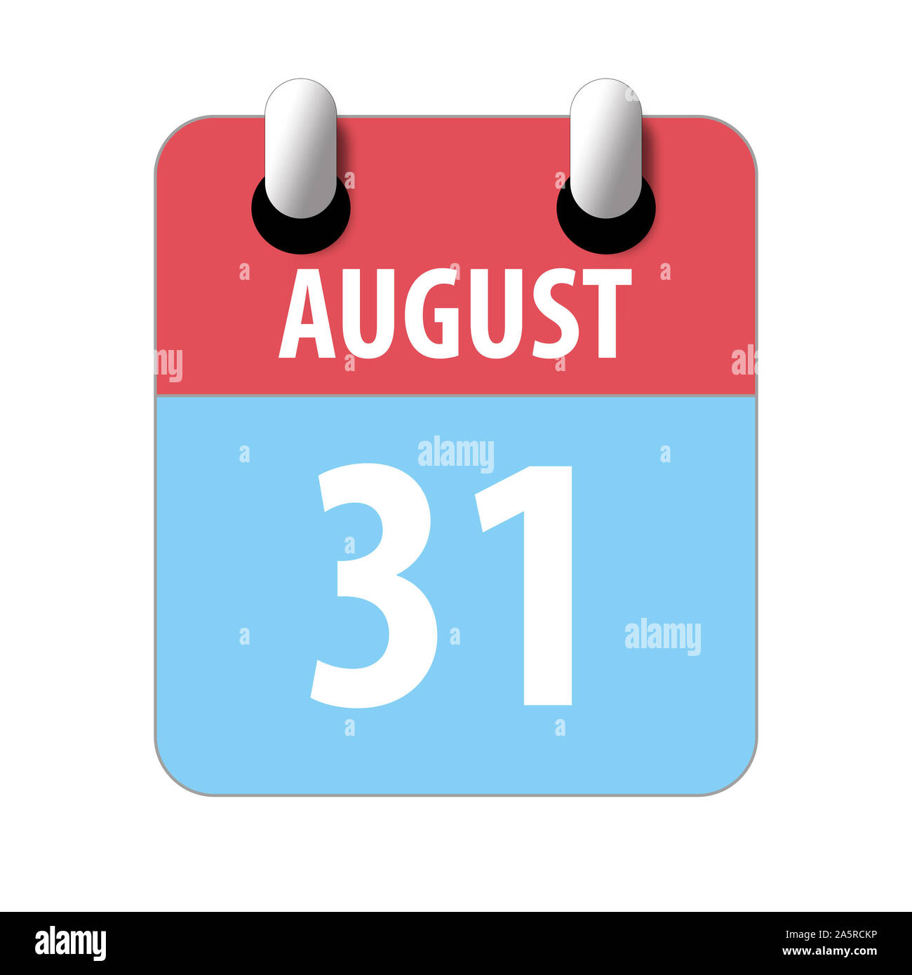august 31st. Day 31of month, Simple calendar icon on white background ...