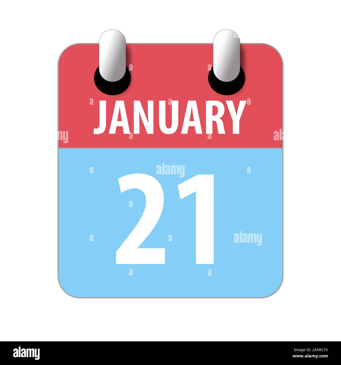 21 january icon Cut Out Stock Images & Pictures - Alamy