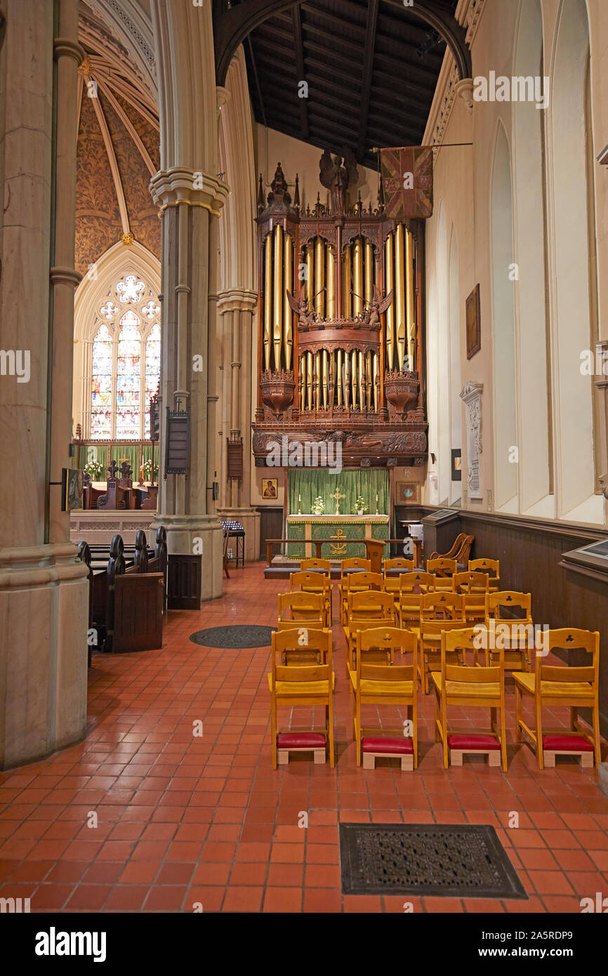 Interior of the Cathedral Church of St. James in Toronto, Canada Stock ...
