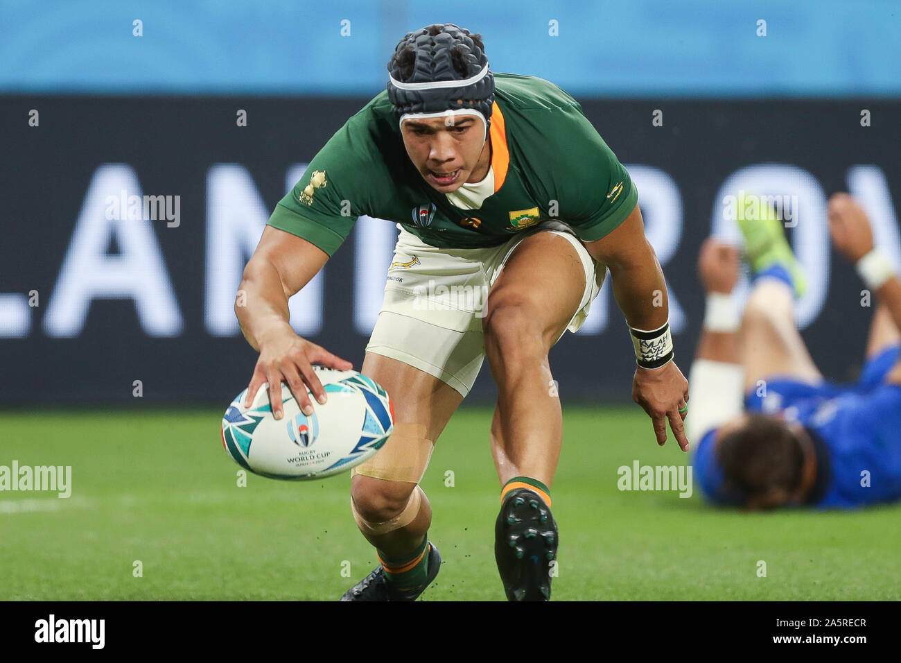TRY Cheslin Kolbe of South Africa during the World Cup Japan 2019, Pool ...