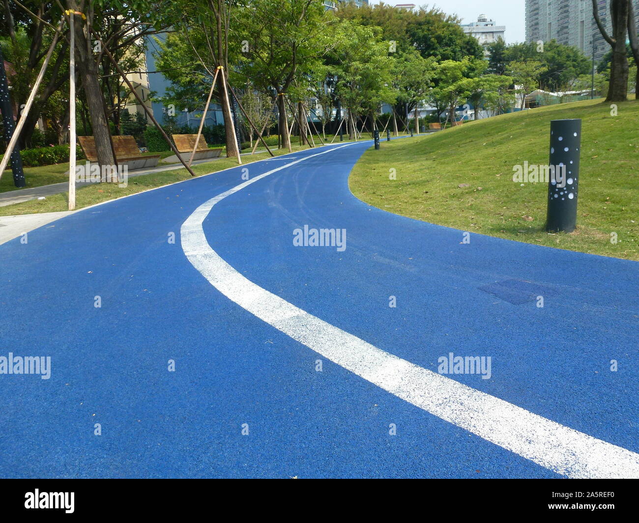 The road to fitness and running is in the park for the public to ...