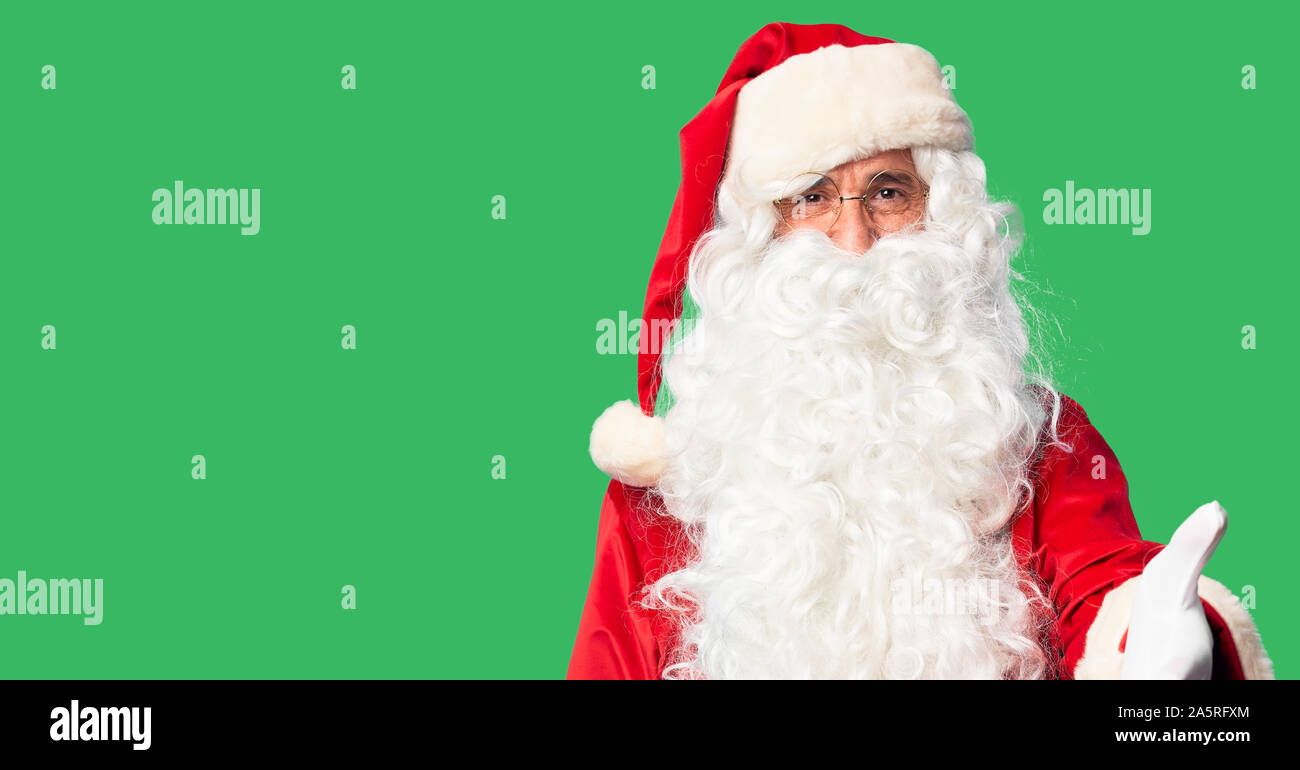 Santa claus shaking hands hi-res stock photography and images - Alamy