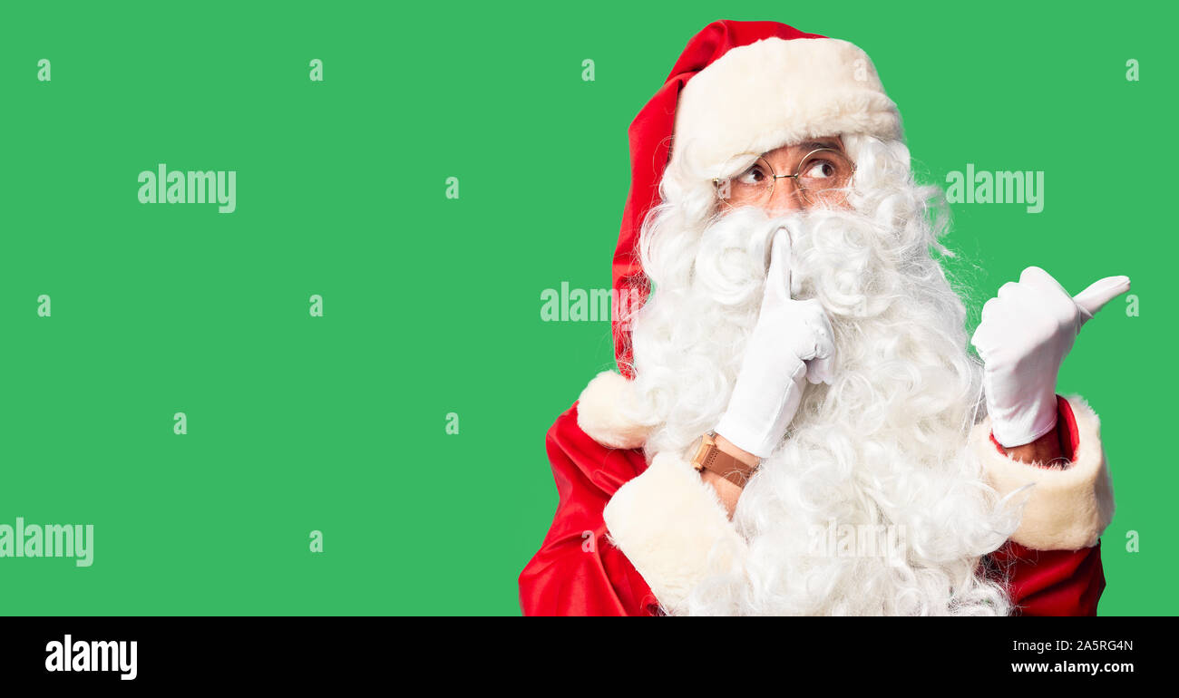 Shhh santa hi-res stock photography and images - Alamy
