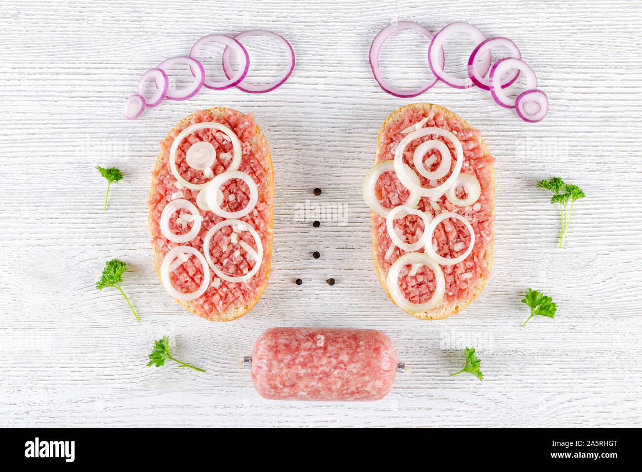 Food face meat hi-res stock photography and images - Alamy