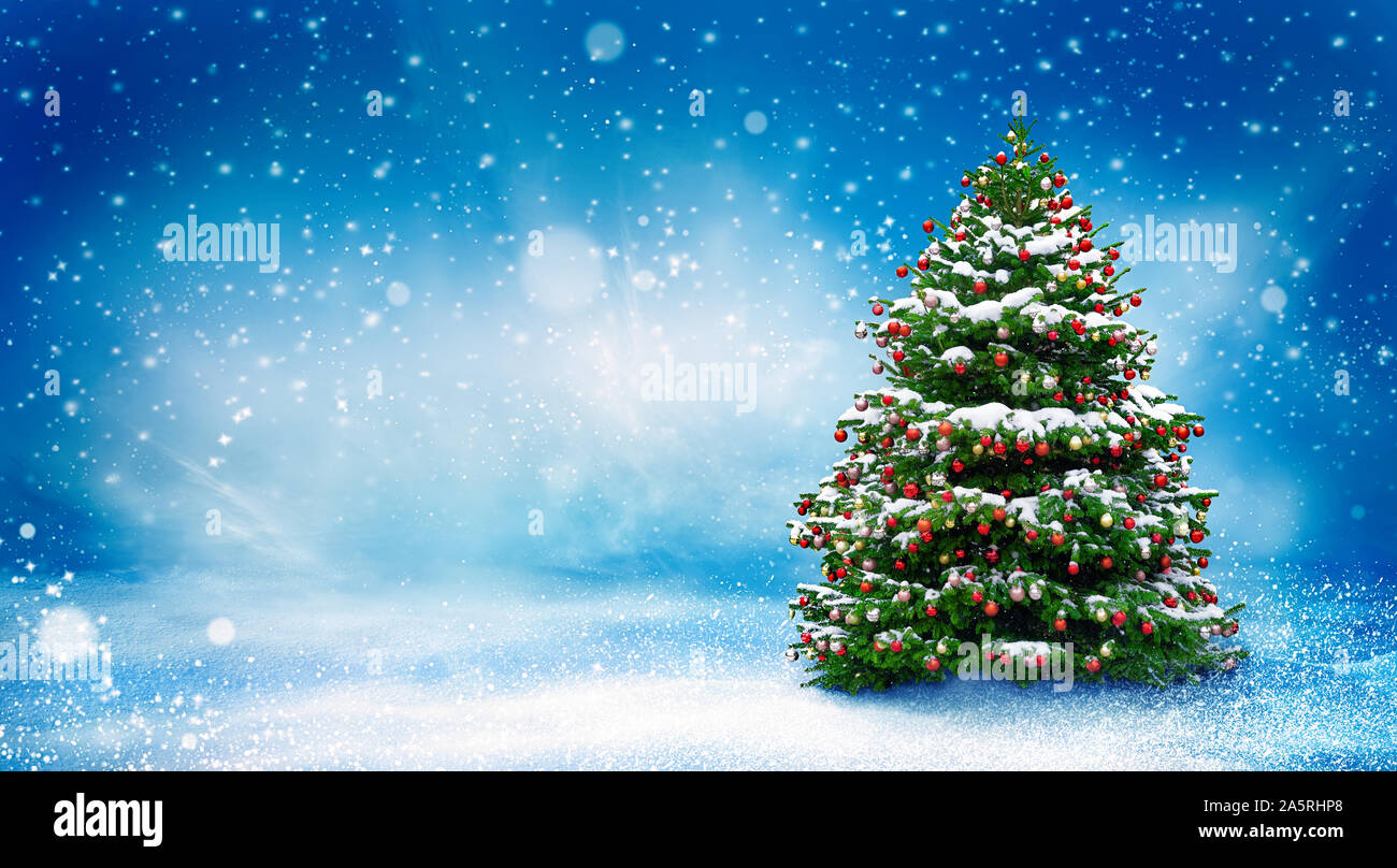 Snowfall background hi-res stock photography and images - Alamy
