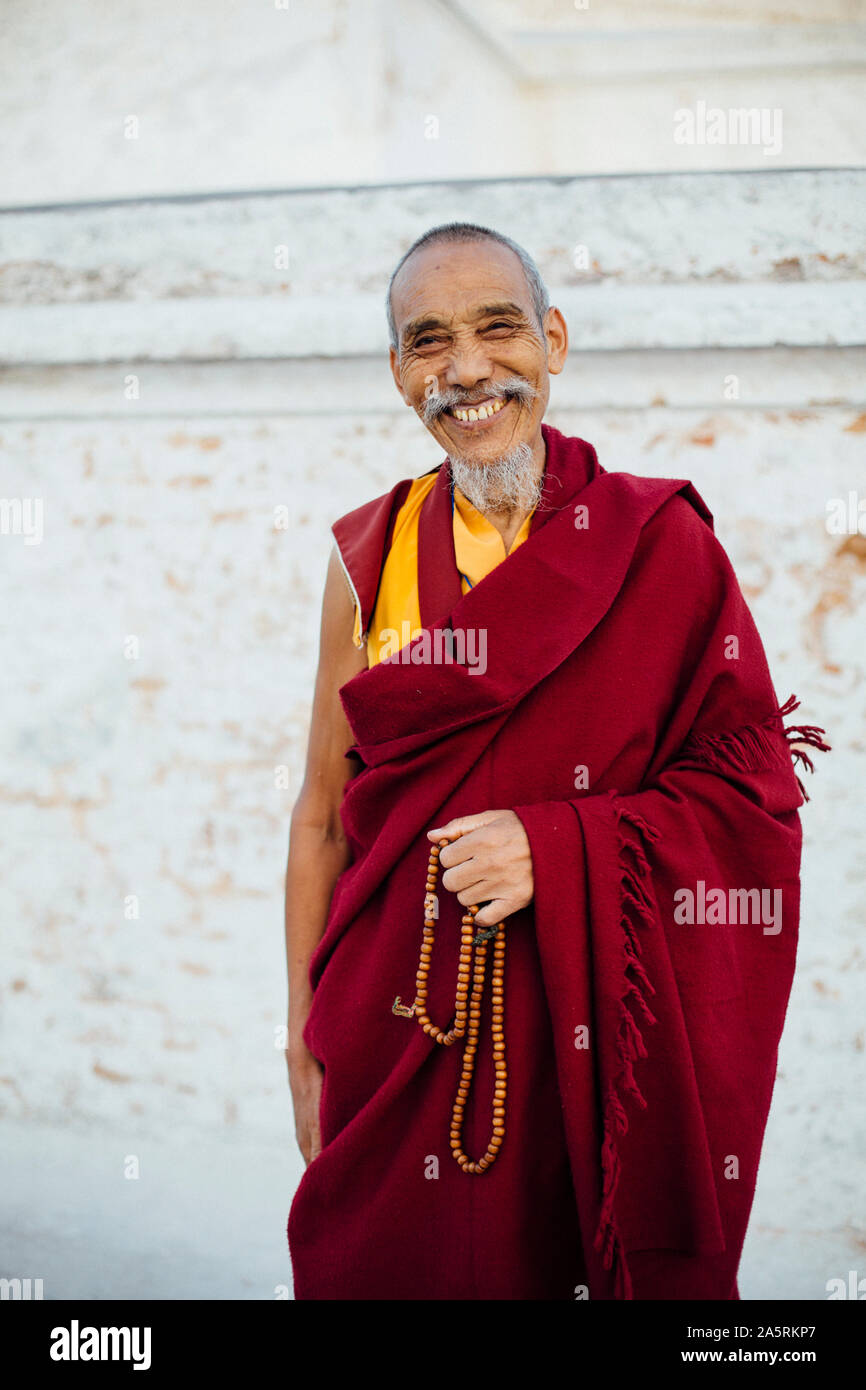 Happy monk hi-res stock photography and images - Alamy