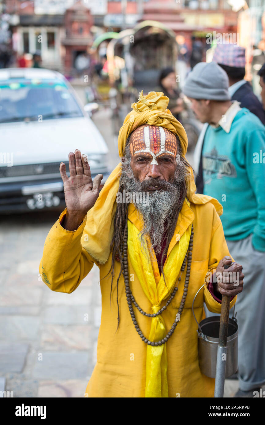 Portrait of a hindu religious man hi-res stock photography and images ...