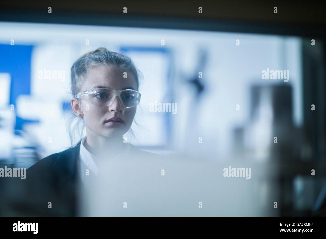 industrial plant engineer female Stock Photo - Alamy