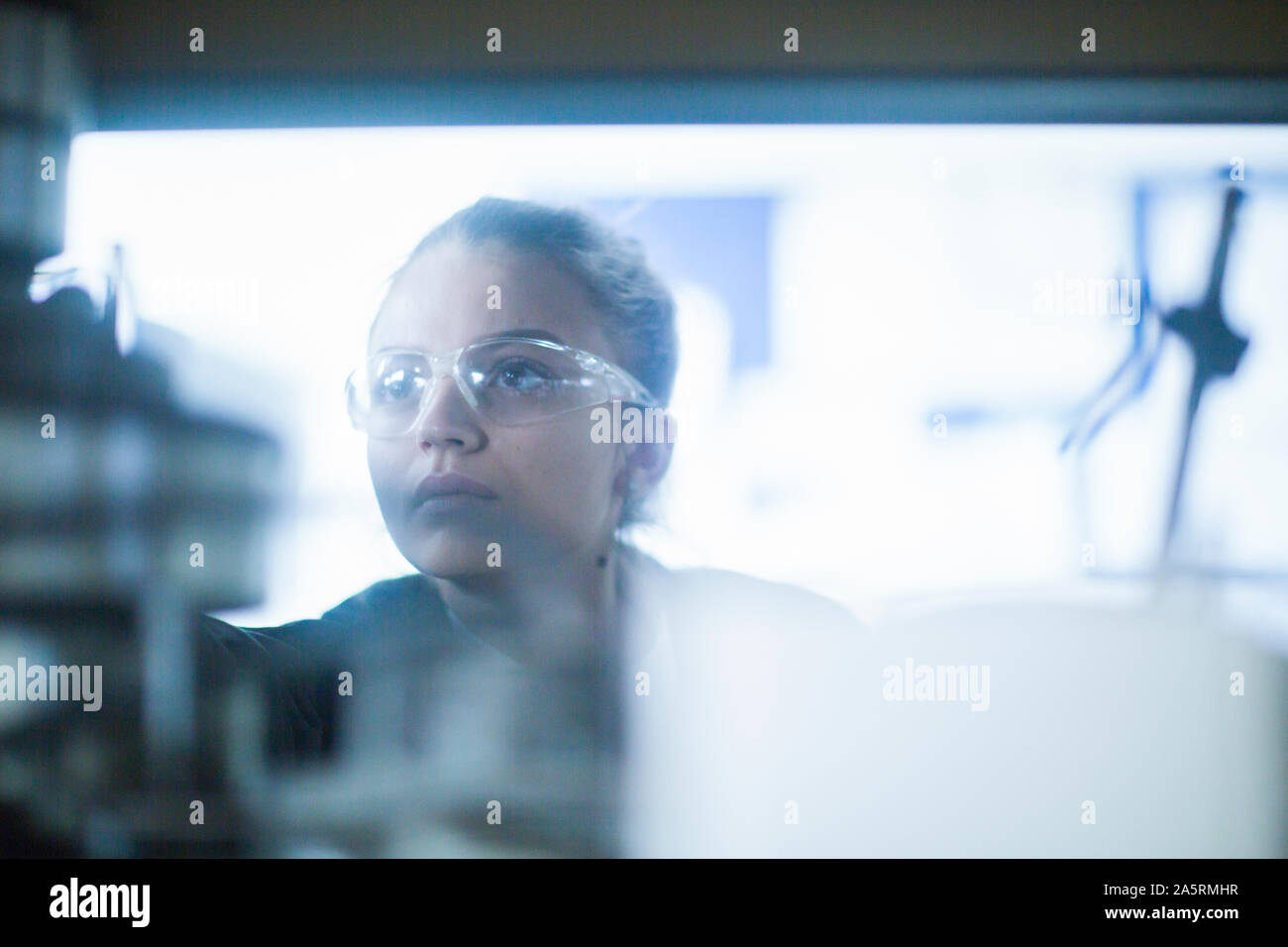 industrial plant engineer female Stock Photo - Alamy