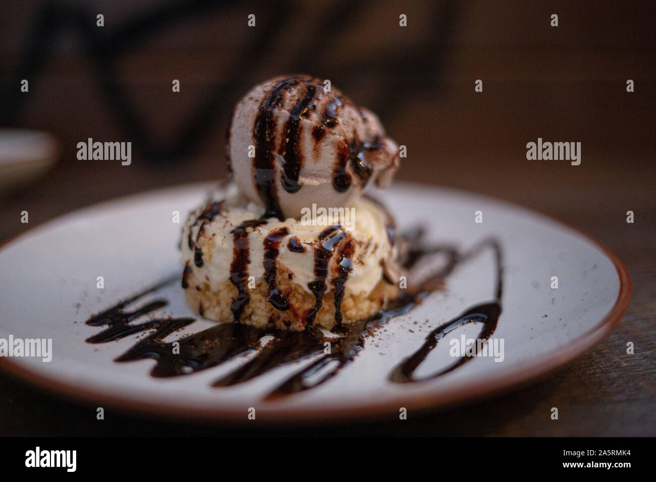 Postre Helado ice cream dessert Stock Photo - Alamy