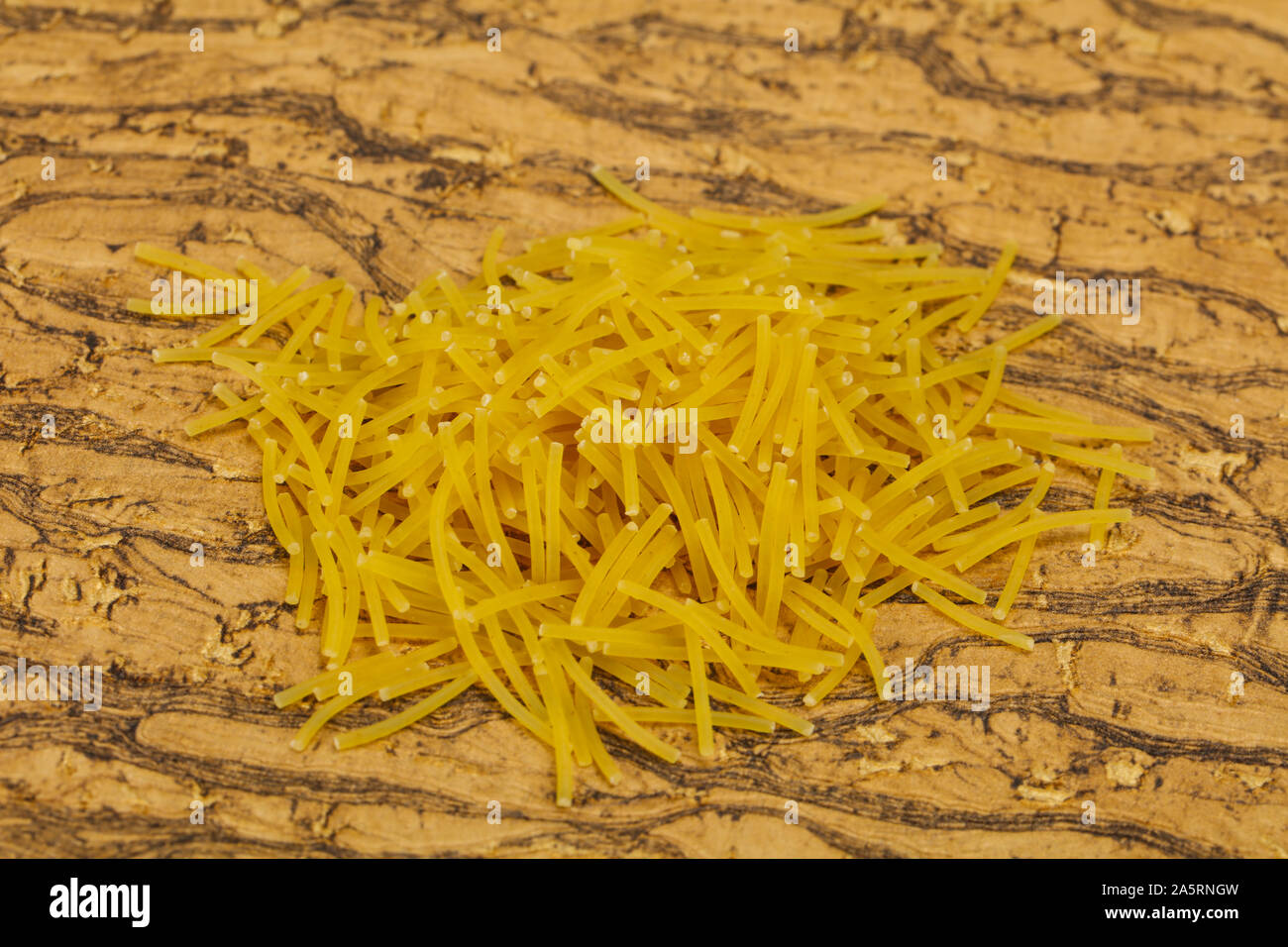 Dry raw vermicelli Italian pasta for cooking Stock Photo - Alamy