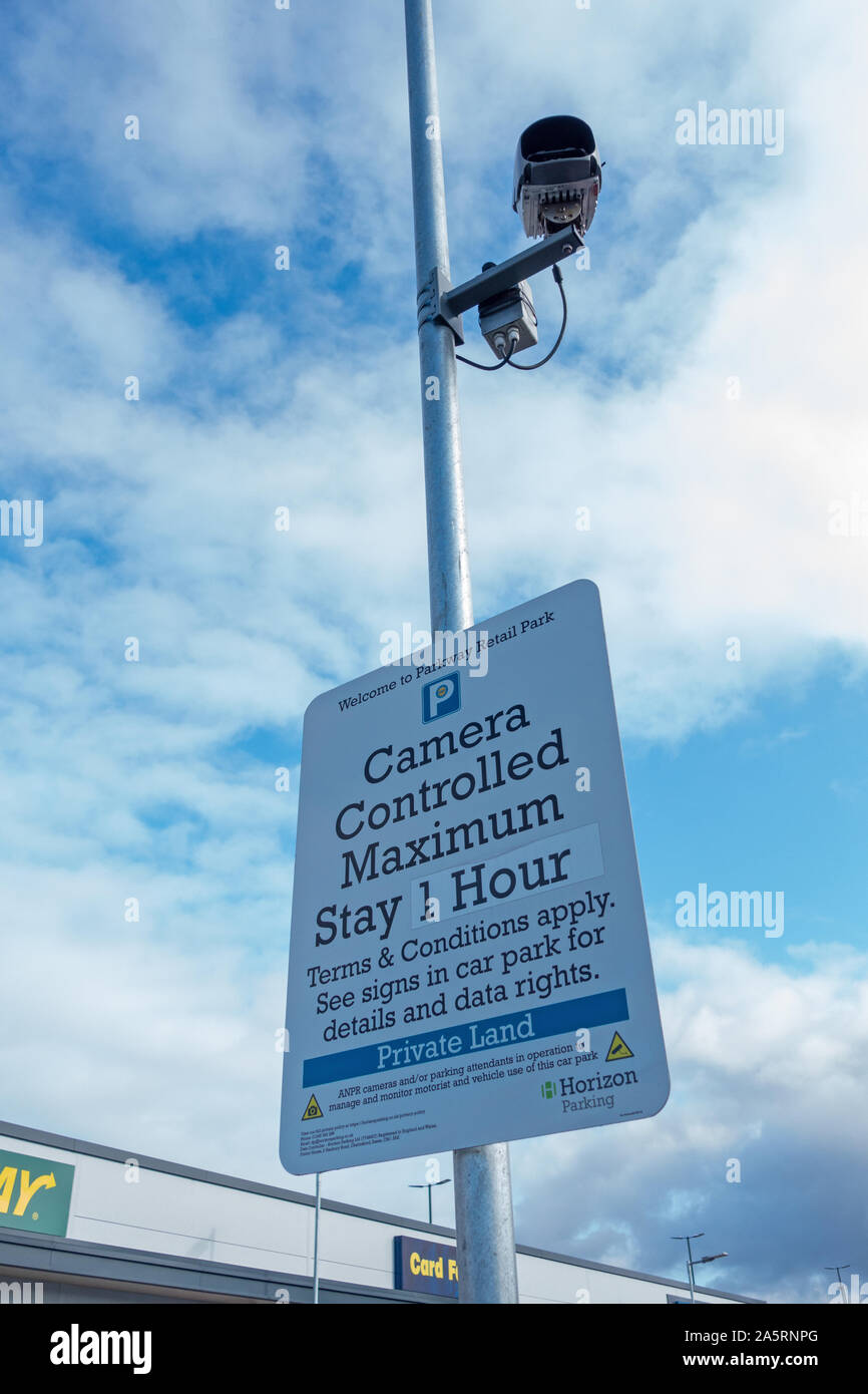 Car park vehicle anpr system hi-res stock photography and images - Alamy