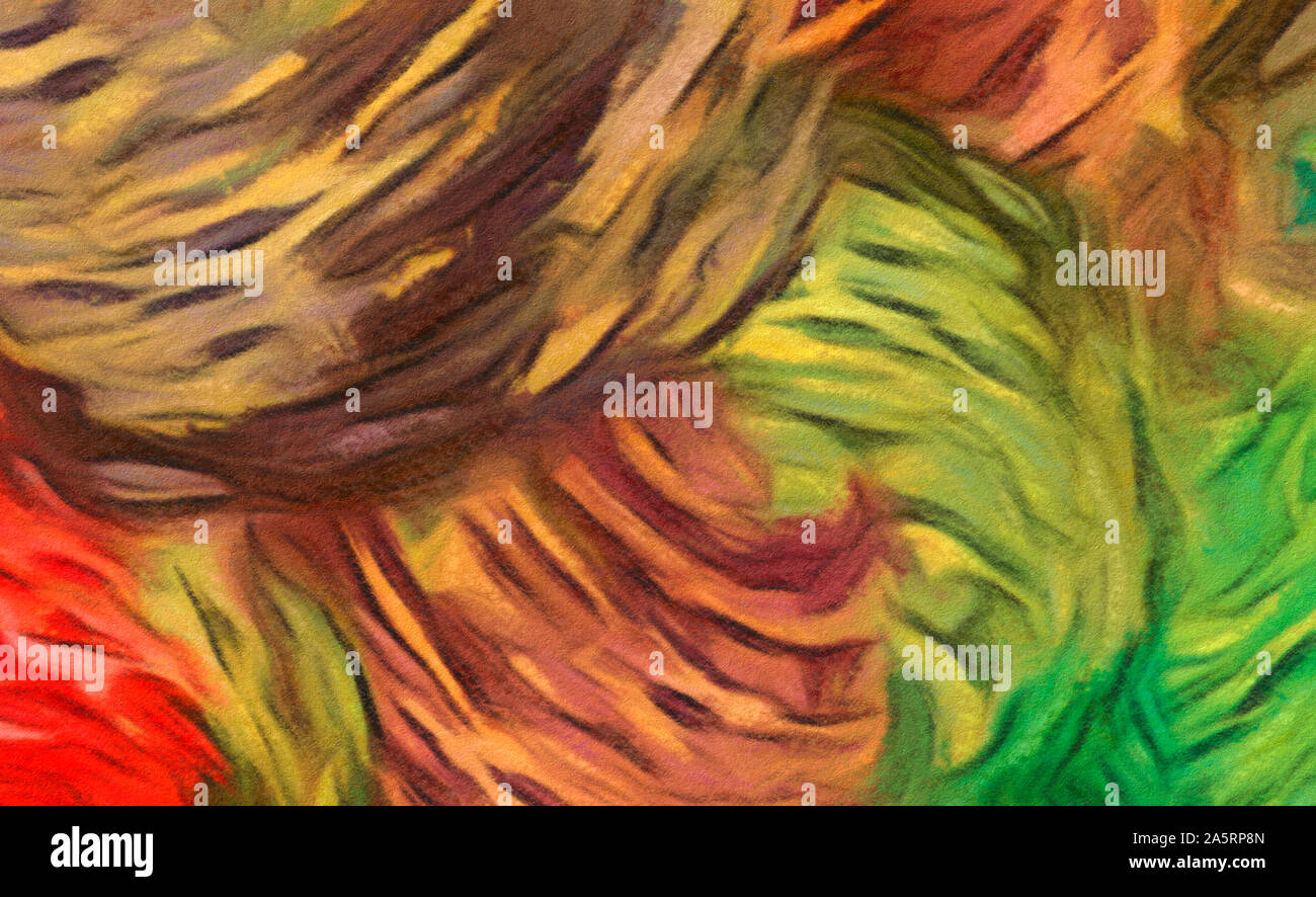 Abstract texture background. Digital painting in Vincent Van Gogh style ...