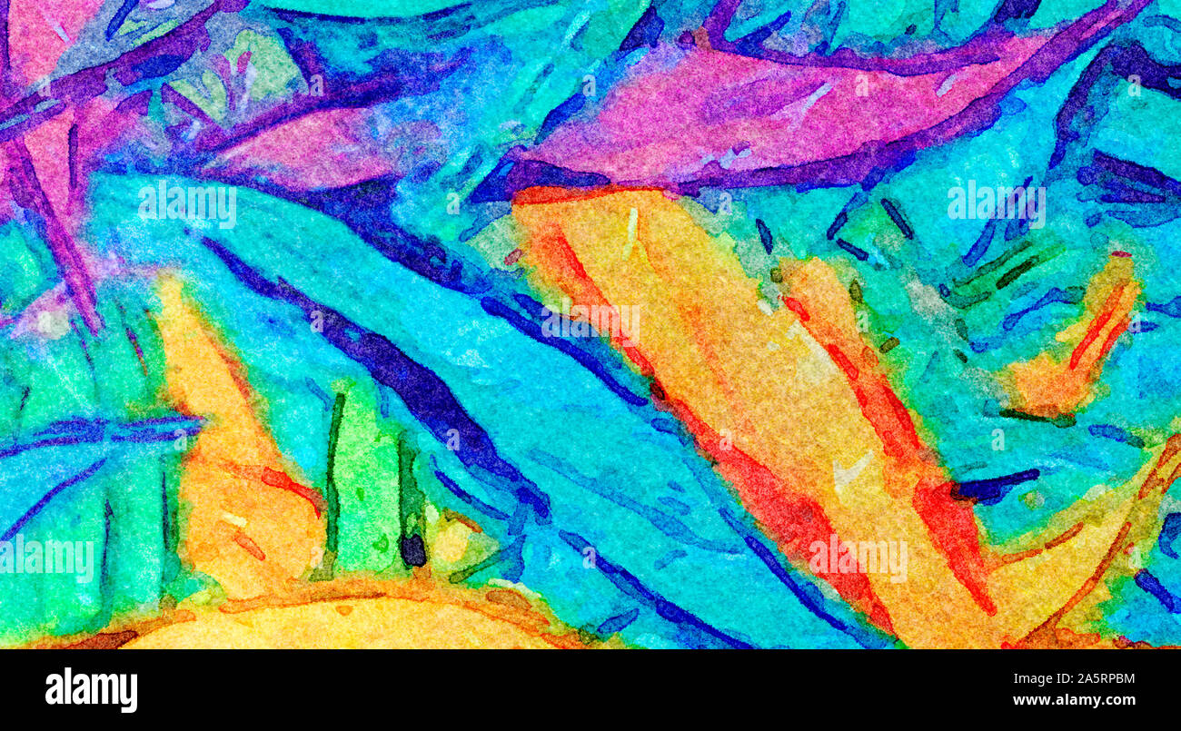 Abstract texture background. Digital painting in Vincent Van Gogh style ...