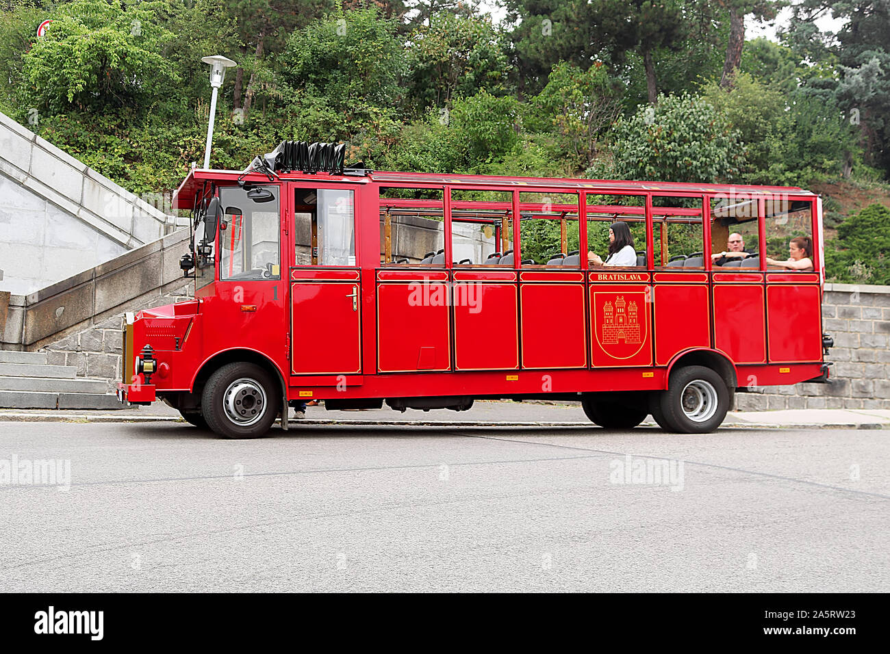 Bratislava tourist travel bus hi-res stock photography and images - Alamy