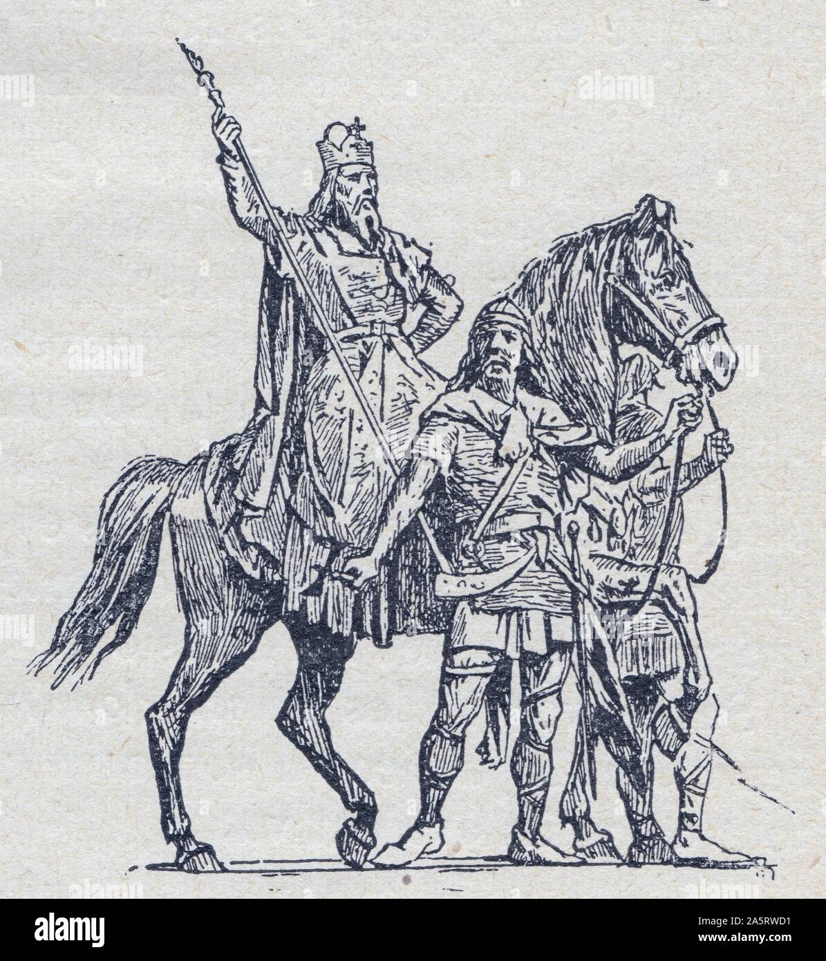 Charlemagne roland statue hi-res stock photography and images - Alamy