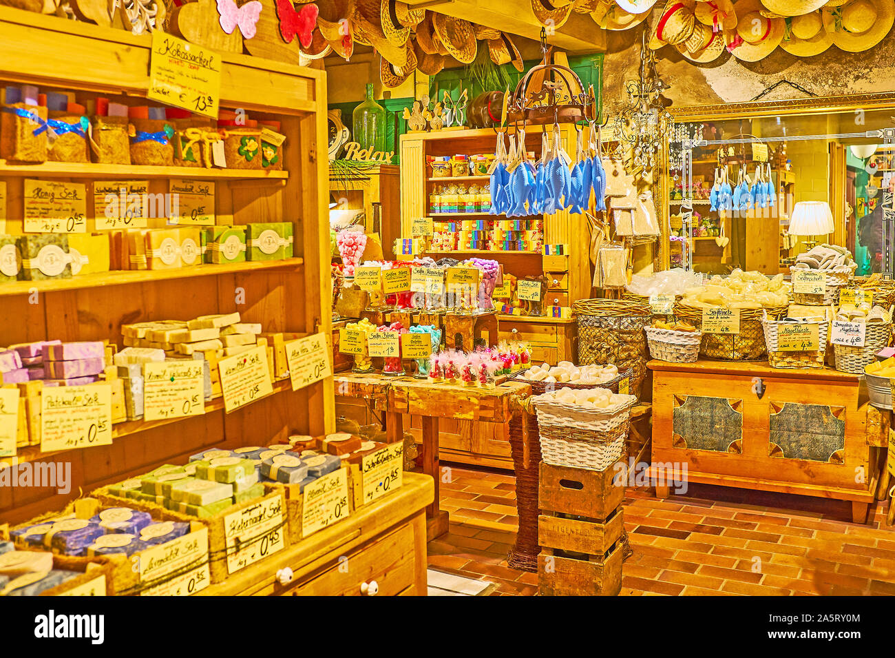 Hallstatt with salt mountain hi-res stock photography and images - Alamy