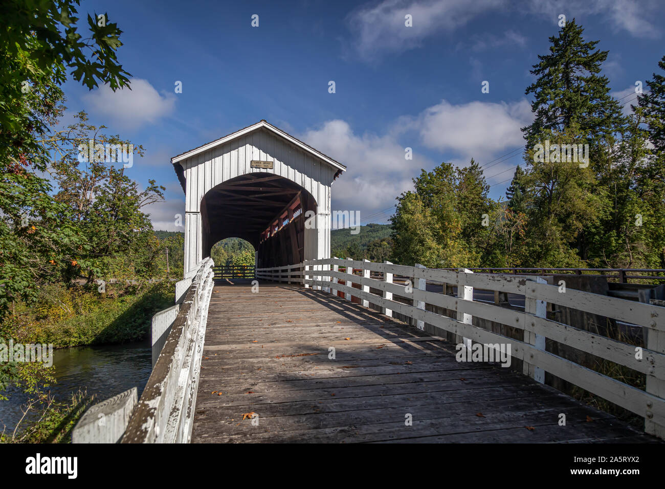 Famous covered wooden bridge hi-res stock photography and images - Alamy