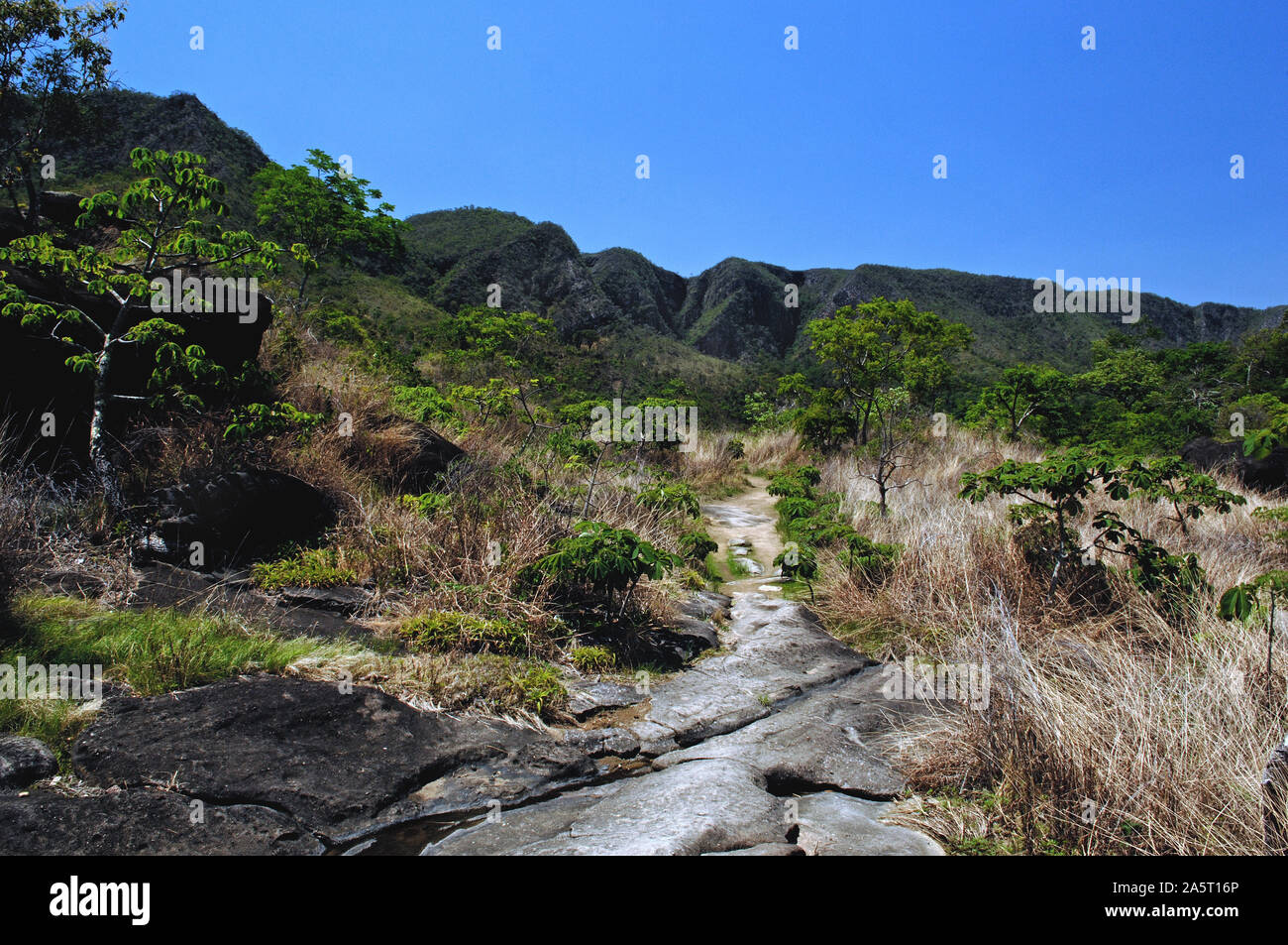 Vale da Lua, Moon Valley, Chapada dos Veadeiros, Goias, Brazil Stock ...