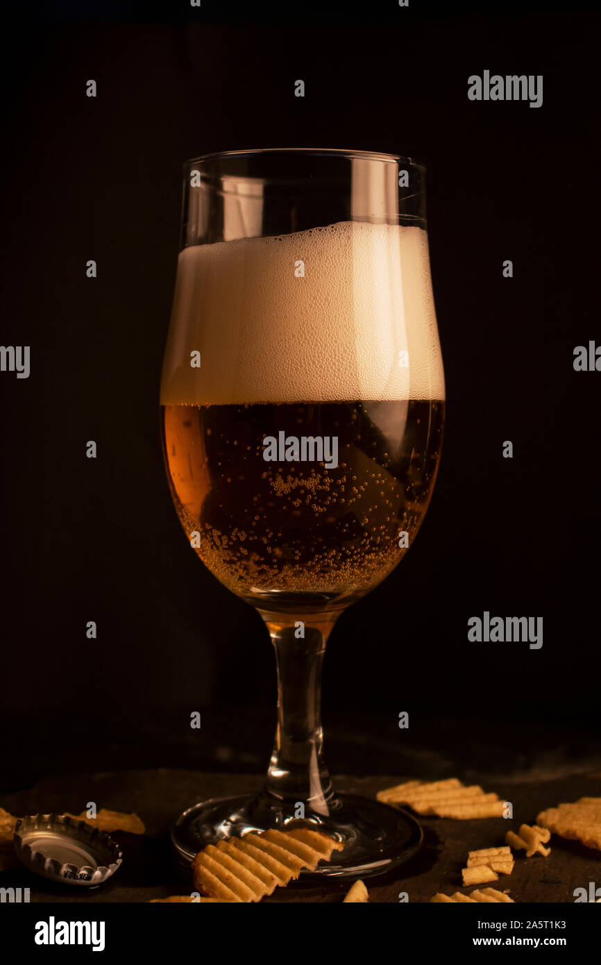 Cold Frothy Beer High Resolution Stock Photography and Images - Alamy