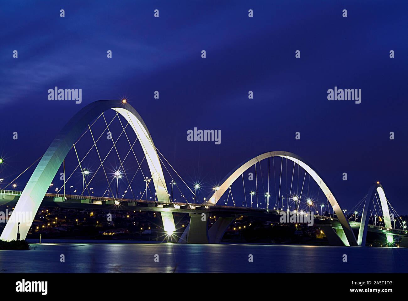 Juscelino Kubitschek bridge, Brasilia, DF, Brazil Stock Photo - Alamy