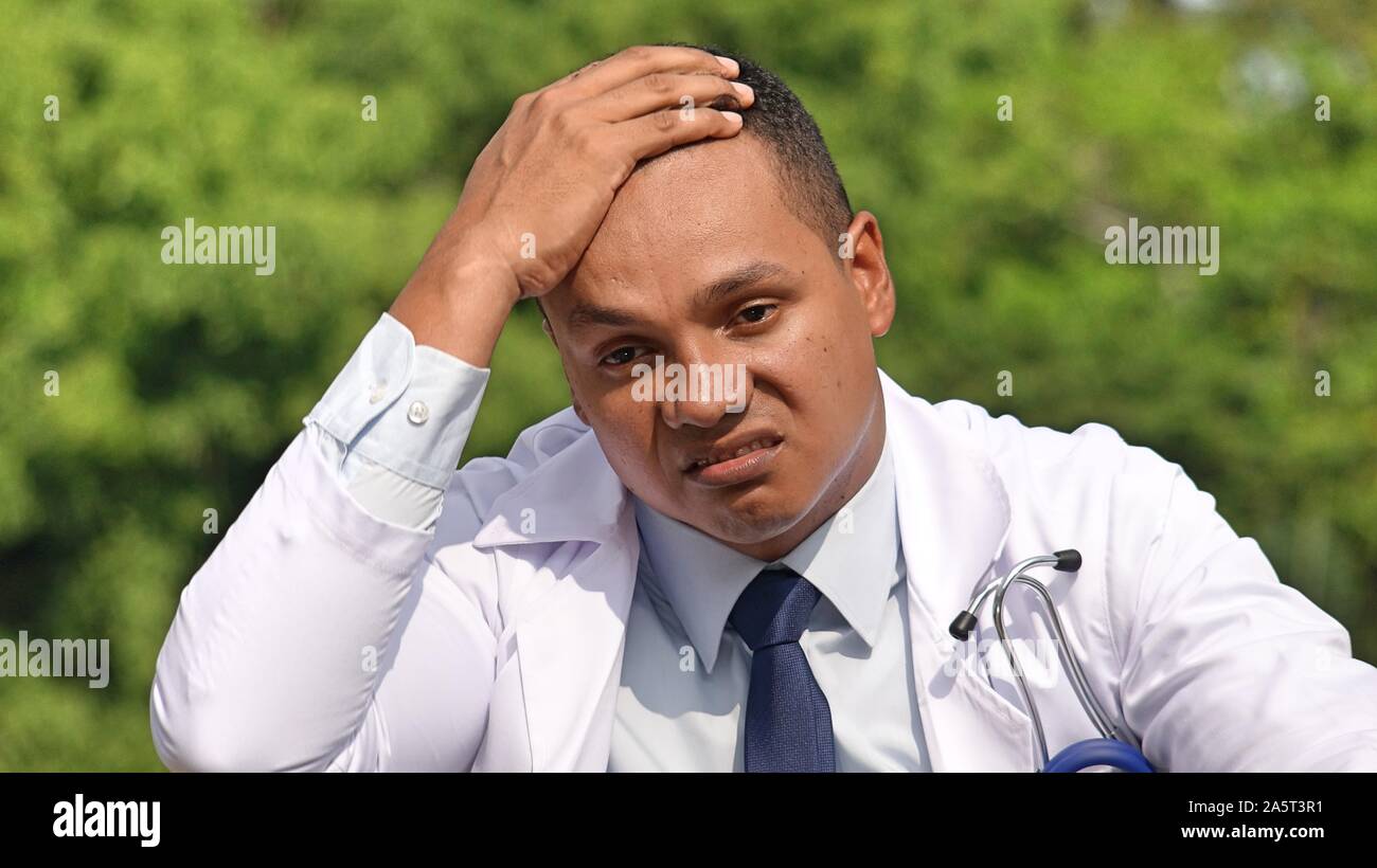 Doctor anxiety hi-res stock photography and images - Alamy