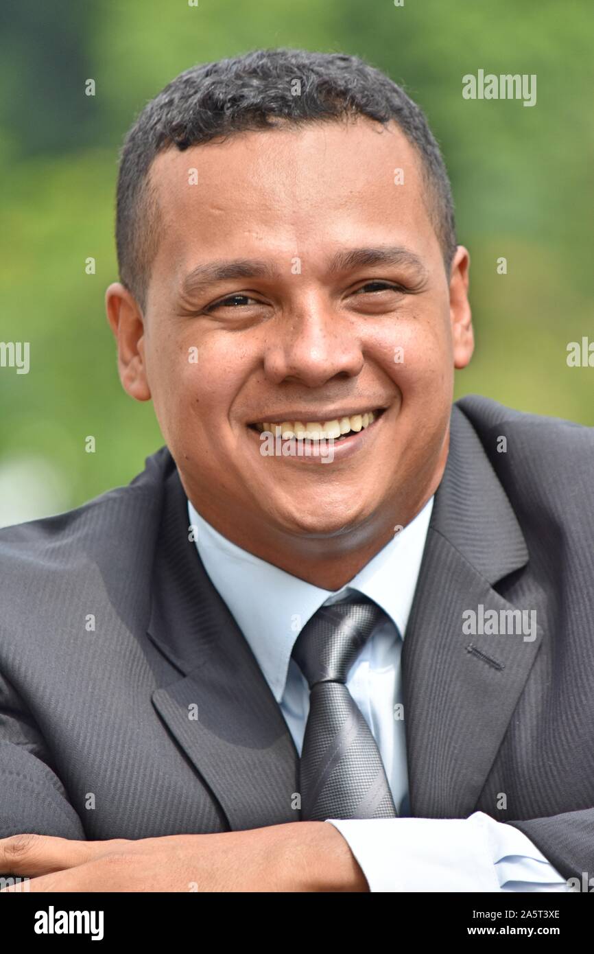 Business man smiling hi-res stock photography and images - Alamy