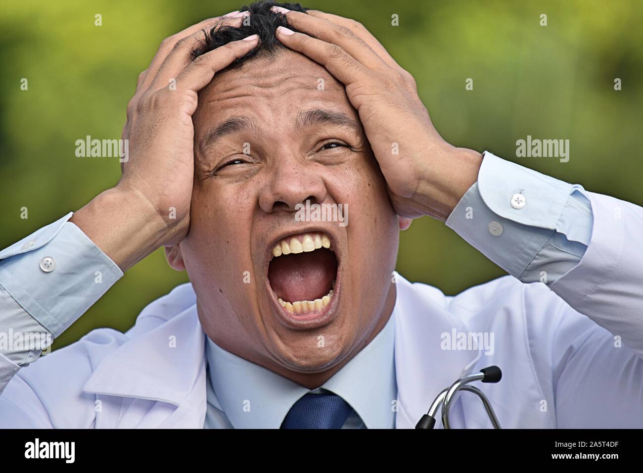Stressed surgeon hi-res stock photography and images - Alamy