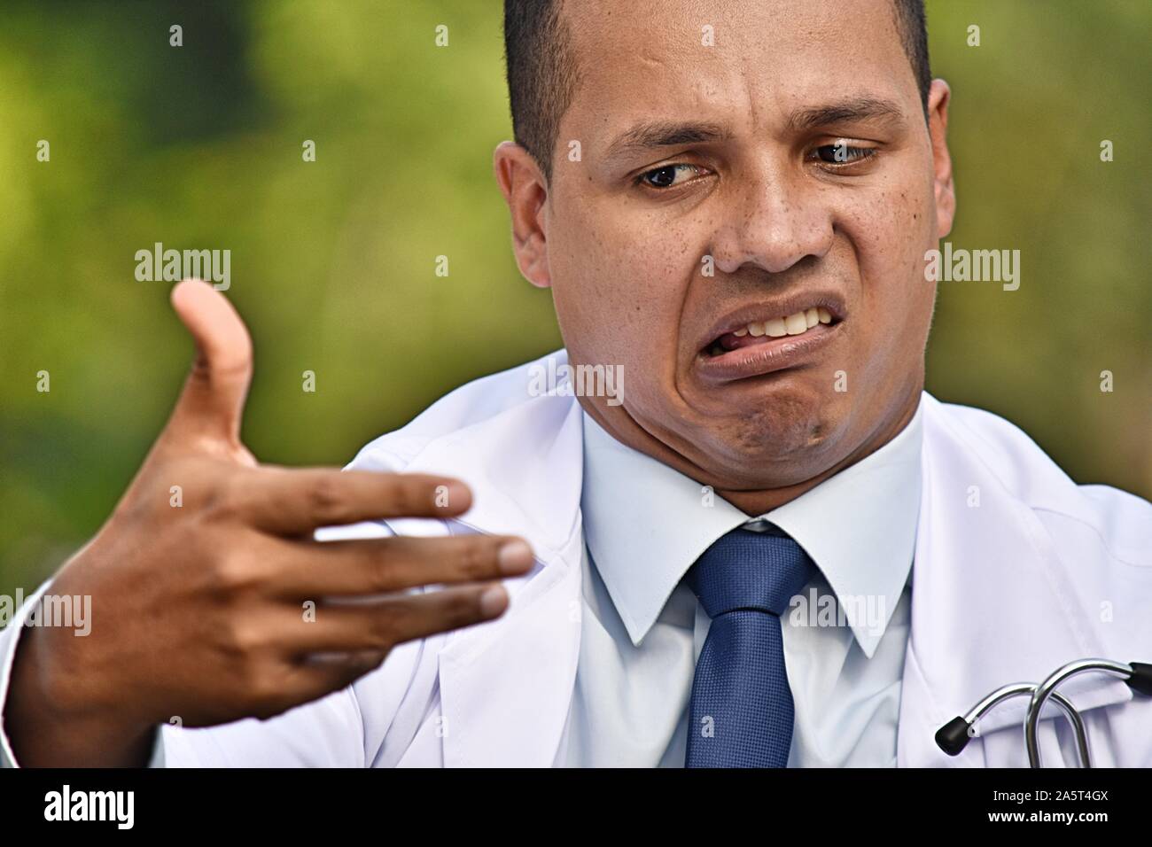 Confused Handsome Person Stock Photo - Alamy