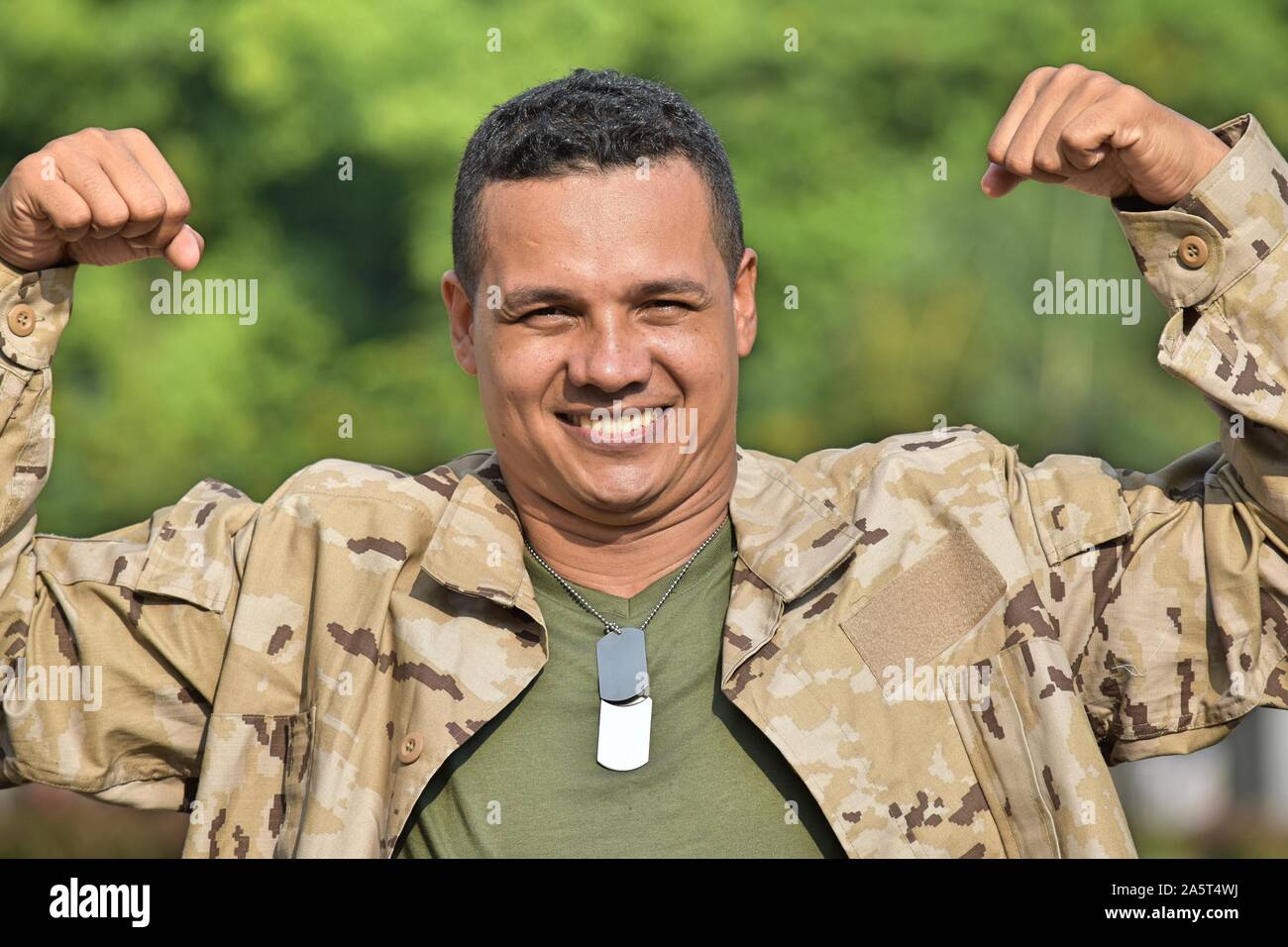 Muscular Military Male Soldier Stock Photo - Alamy