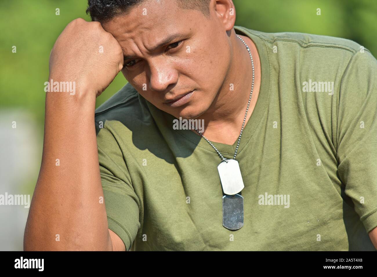 Thinking soldier hi-res stock photography and images - Alamy
